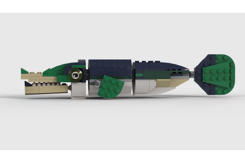 LEGO MOC Alligator Gar 31088 + 31058 2 to 1 by Janik | Rebrickable ...