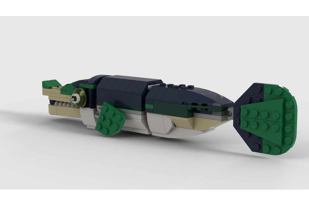 LEGO MOC Alligator Gar 31088 + 31058 2 to 1 by Janik | Rebrickable ...