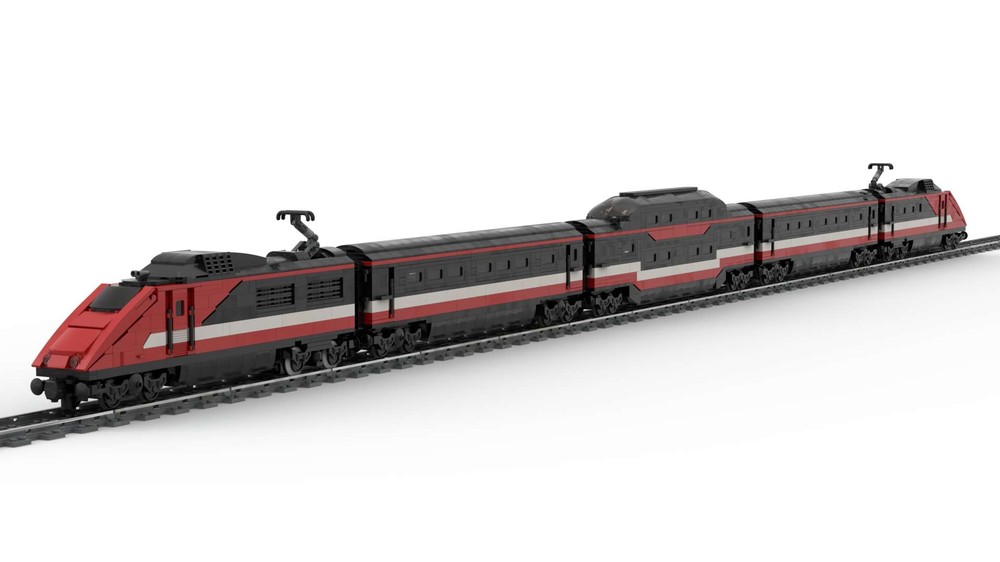 LEGO MOC High-Speed City Express Passenger Train (7745 MOC) by Kexy1984 ...