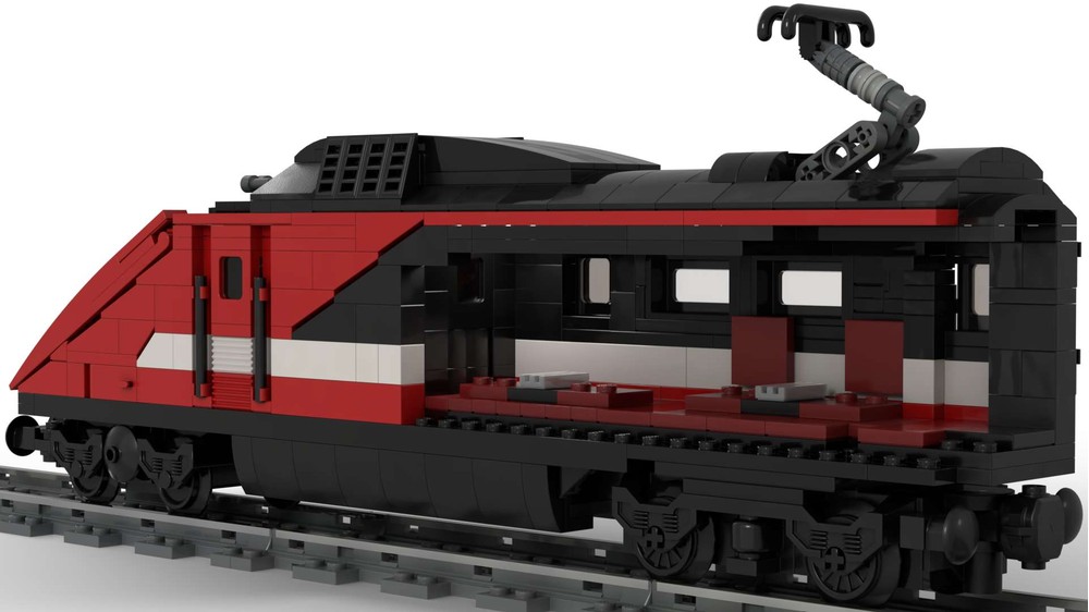 LEGO MOC High-Speed City Express Passenger Train (7745 MOC) by Kexy1984 ...