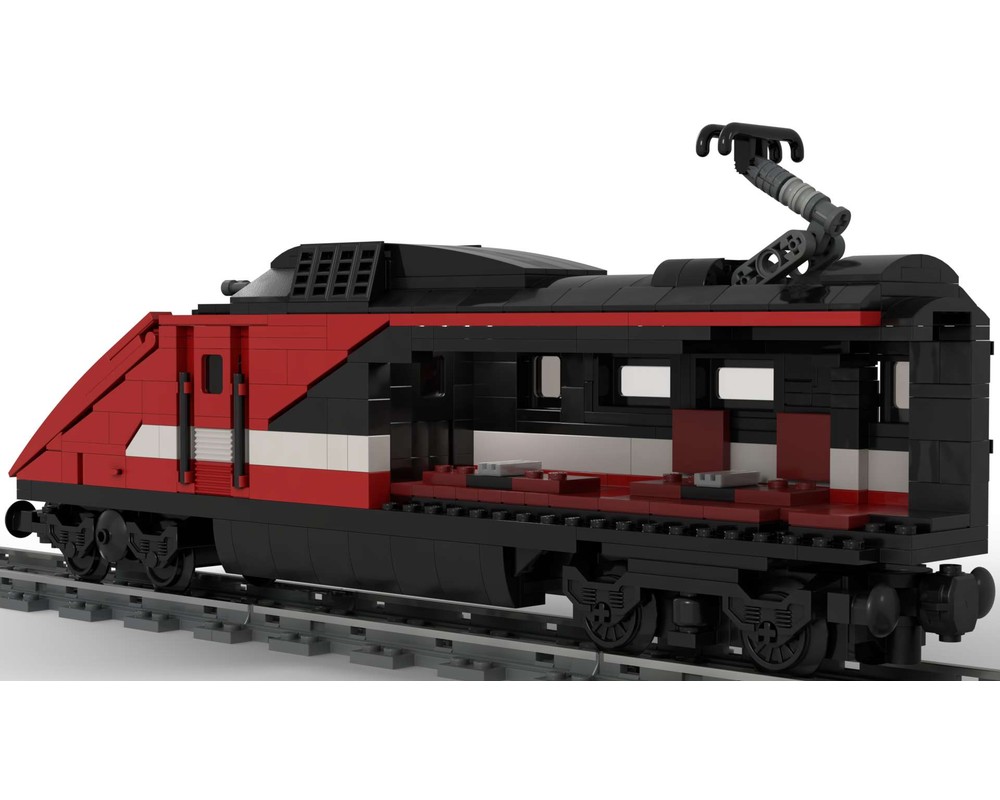 LEGO MOC High-Speed City Express Passenger Train (7745 MOC) by Kexy1984 | Rebrickable - Build ...