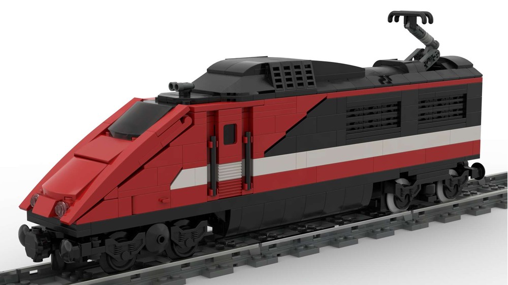 LEGO MOC High-Speed City Express Passenger Train (7745 MOC) by Kexy1984 ...
