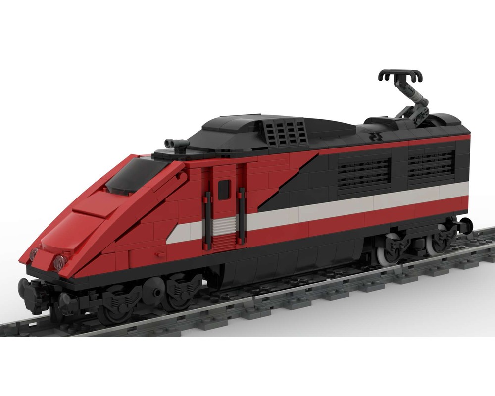 LEGO MOC High-Speed City Express Passenger Train (7745 MOC) by Kexy1984 | Rebrickable - Build ...