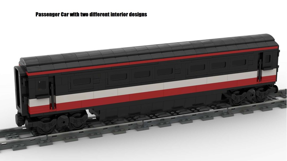 LEGO MOC High-Speed City Express Passenger Train (7745 MOC) by Kexy1984 | Rebrickable - Build ...