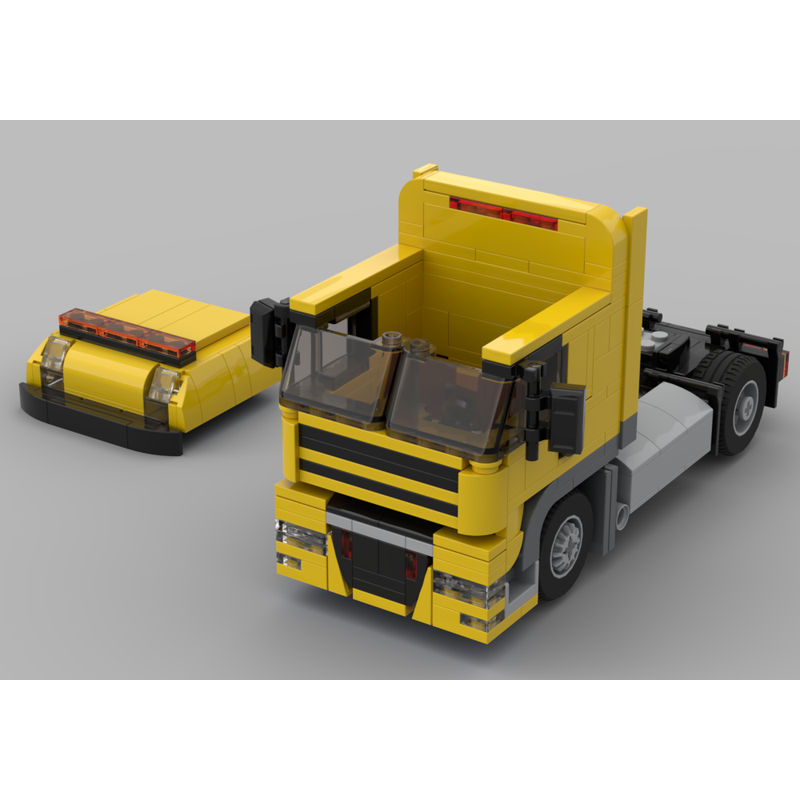 LEGO MOC DAF XF semi-truck MOC by SpeedHunCreations | Rebrickable ...
