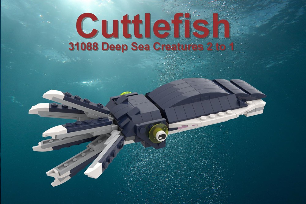LEGO MOC Cuttelfish 2 to 1 by Janik | Rebrickable - Build with LEGO
