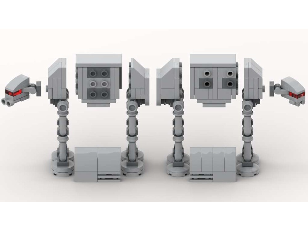LEGO MOC Micro AT-AT (v2) by meregt | Rebrickable - Build with LEGO