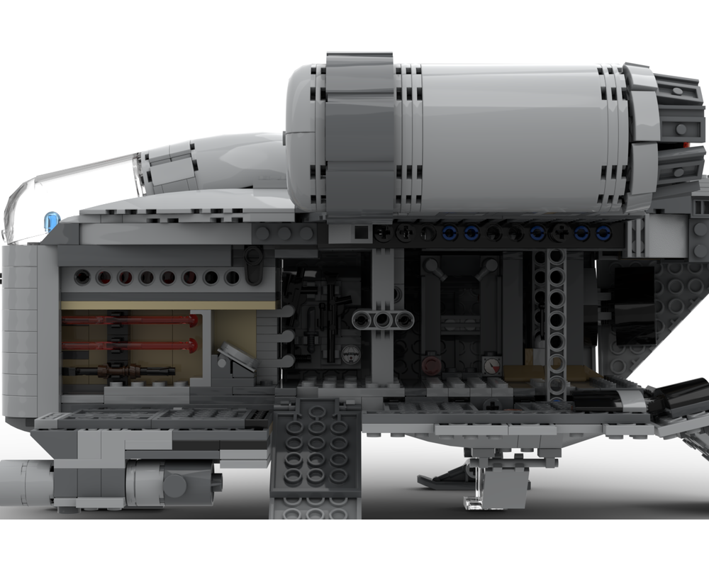 LEGO MOC Razor Crest Modifications 75292 by 0rig0 | Rebrickable - Build ...