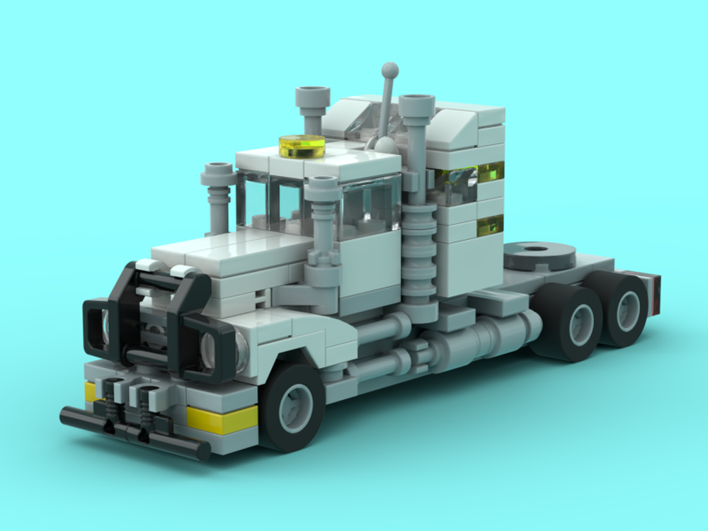 LEGO MOC Kenworth Road Train Truck by Brickin Tom | Rebrickable - Build ...