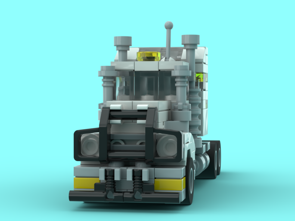 LEGO MOC Kenworth Road Train Truck by Brickin Tom | Rebrickable - Build ...