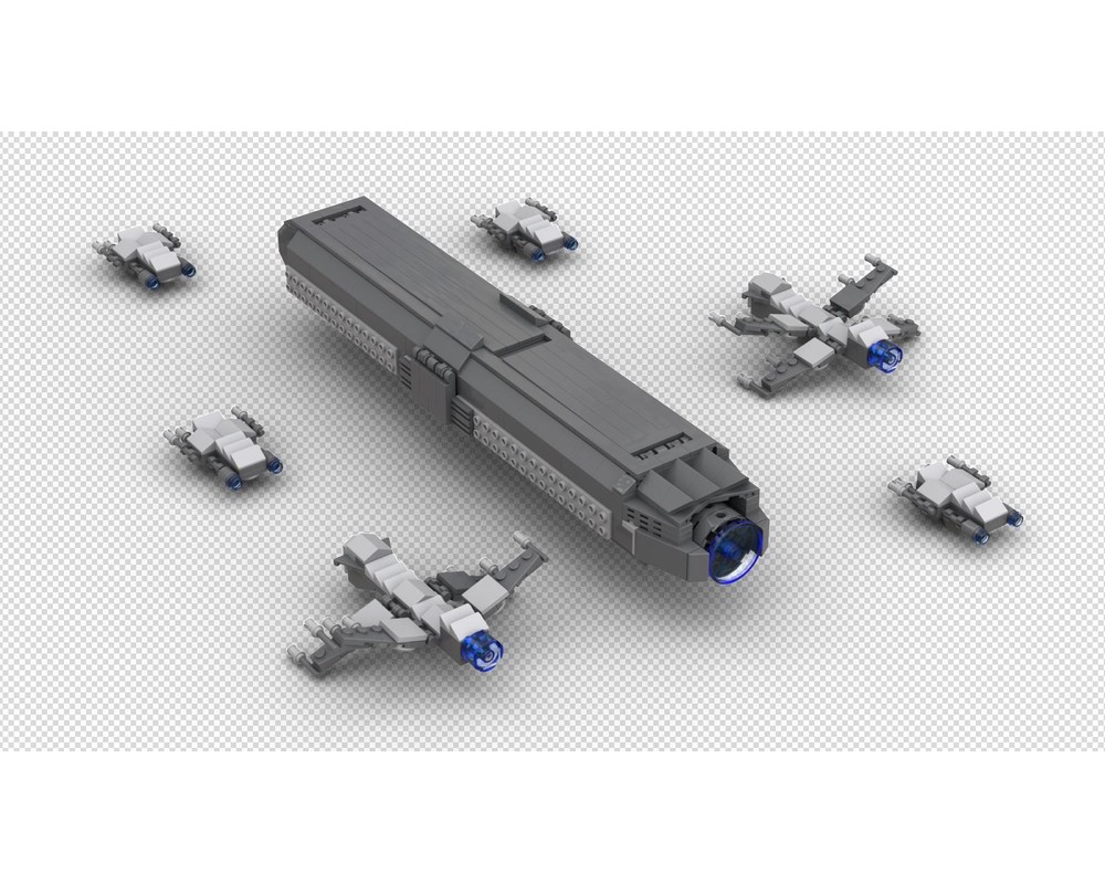 LEGO MOC transport ship and frigates by paixingxing2021 | Rebrickable ...