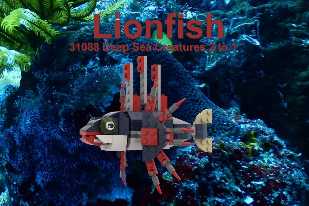 LEGO MOC Lionfish 31088 2 to 1 by Janik | Rebrickable - Build with LEGO