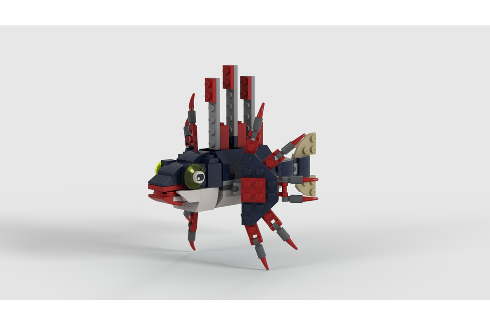 LEGO MOC Lionfish 31088 2 to 1 by Janik | Rebrickable - Build with LEGO