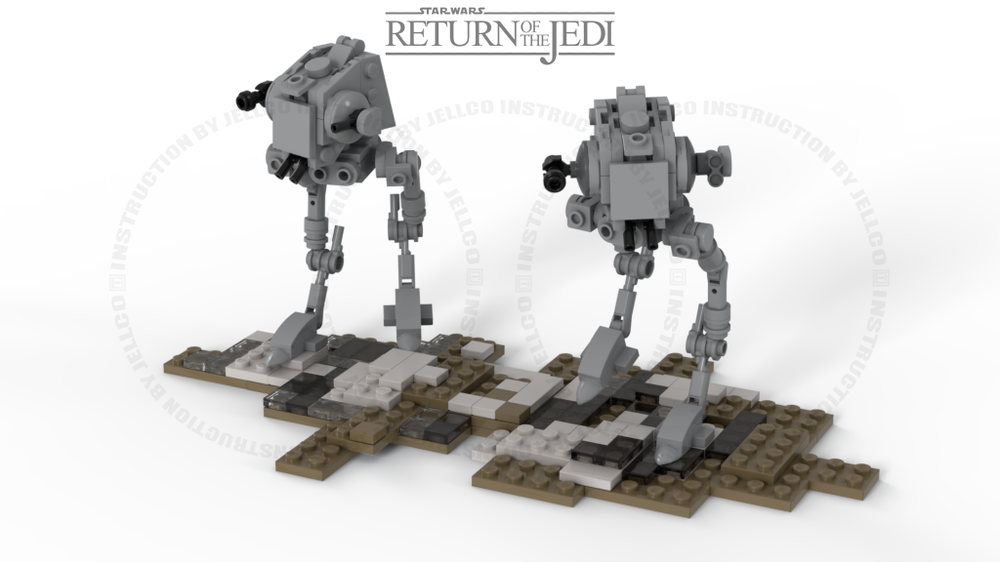 LEGO MOC Mini Size All Terrain Scout Transport (AT-ST) V3.0 by jellco ...