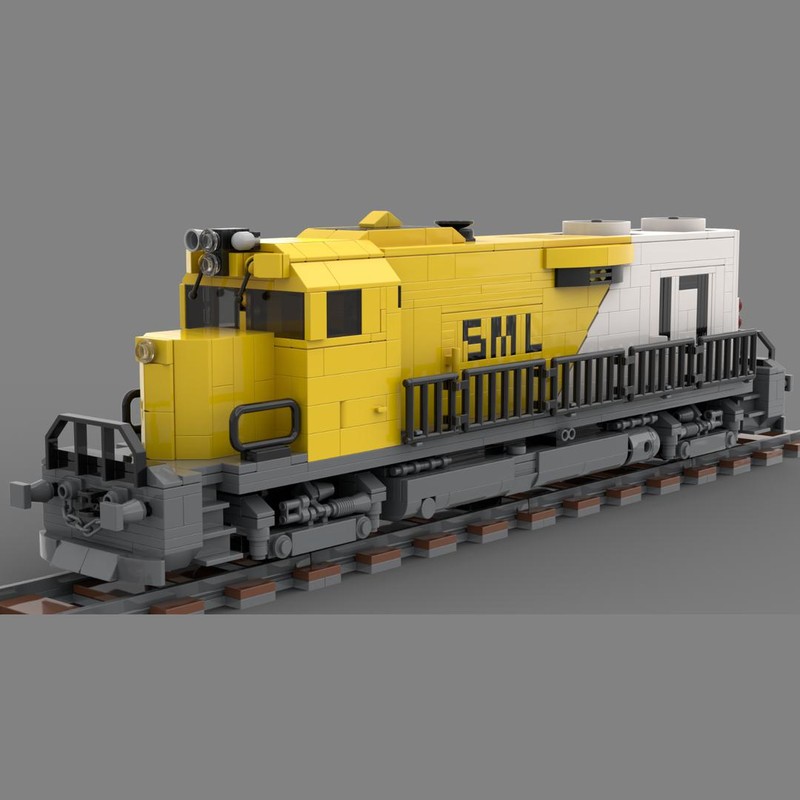 LEGO MOC US Diesel-electric locomotive by SpeedHunCreations ...