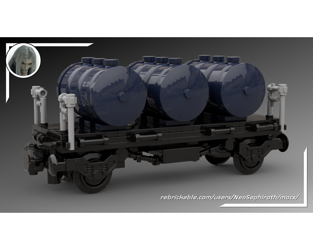 LEGO MOC Canister wagon by NeoSephiroth | Rebrickable - Build with LEGO
