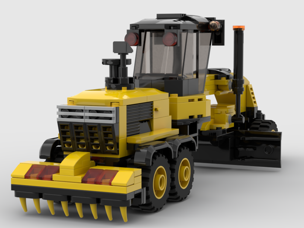 LEGO MOC Motor Grader by HaulingBricks | Rebrickable - Build with LEGO