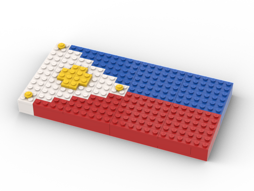 LEGO MOC Philippines national flag by RyanWongJH | Rebrickable - Build ...