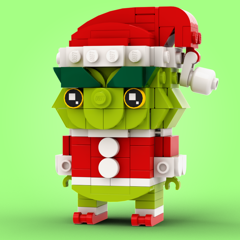 LEGO MOC Grinch BrickHeadz by Stormythos | Rebrickable - Build with LEGO
