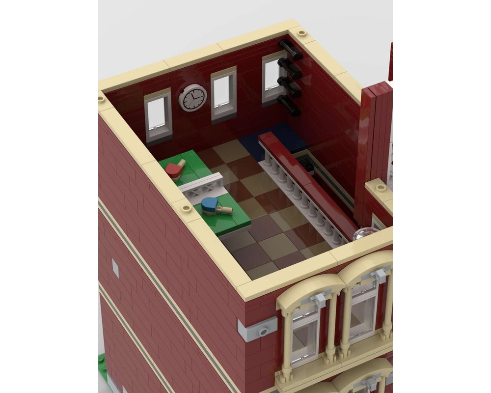 LEGO MOC 10263 Winter Village Fire Station Modular by marciniasty ...