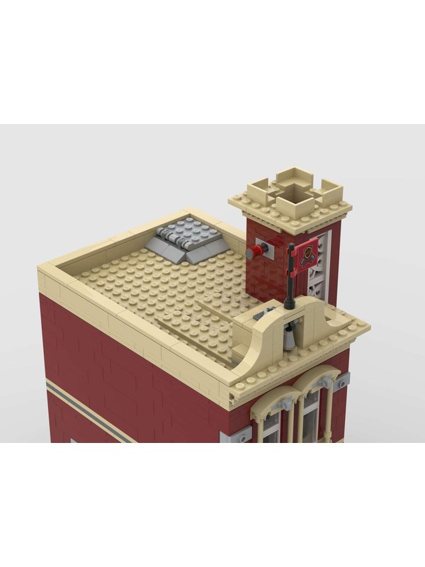 LEGO MOC 10263 Winter Village Fire Station Modular by marciniasty ...