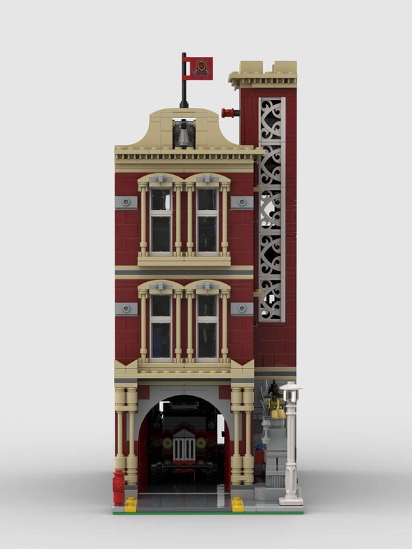 LEGO MOC 10263 Winter Village Fire Station Modular by marciniasty ...