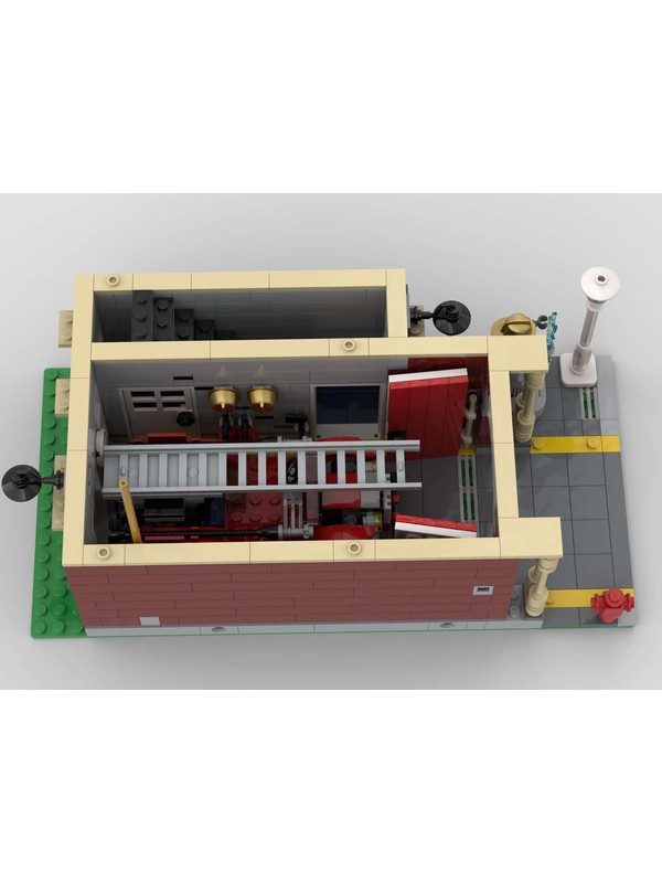 LEGO MOC 10263 Winter Village Fire Station Modular by marciniasty ...