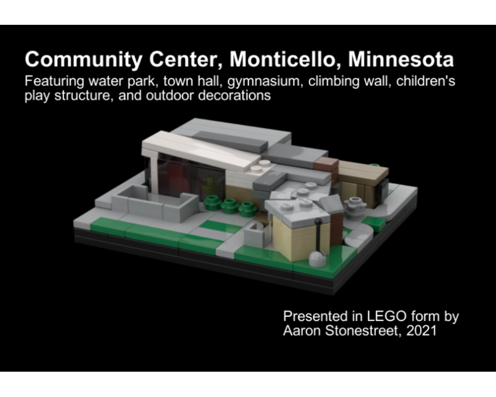 LEGO MOC Community Center by AaronS | Rebrickable - Build with LEGO