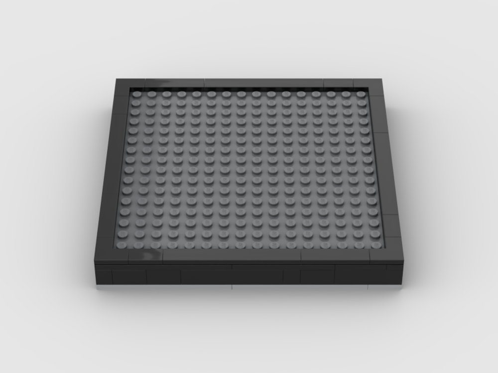 LEGO MOC Baseplate 1x1(16x16 Brick Pins) by atributes16 | Rebrickable ...