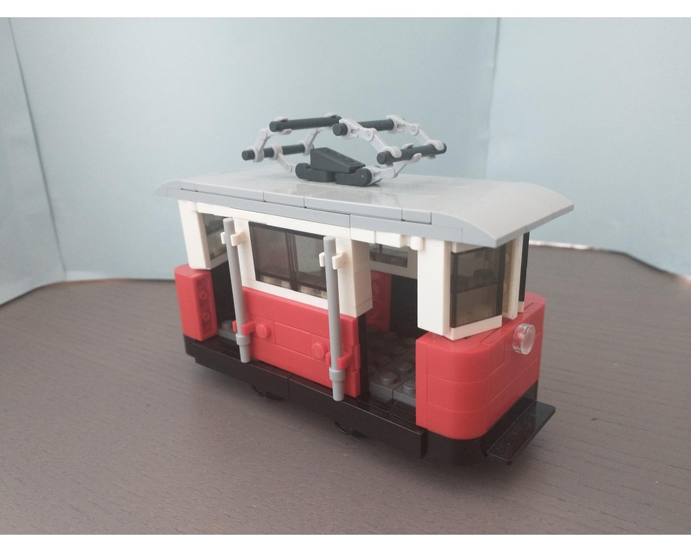 LEGO MOC European style tram by Bas_G | Rebrickable - Build with LEGO