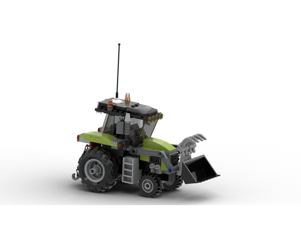 LEGO MOC Big Green Tractor by caro84g | Rebrickable - Build with LEGO