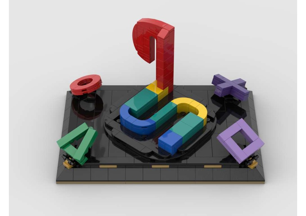 LEGO MOC Playstation Tribute by GregBurner | Rebrickable - Build with LEGO