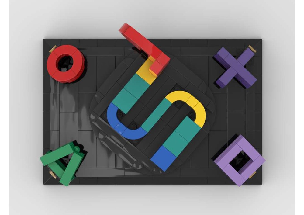 LEGO MOC Playstation Tribute by GregBurner | Rebrickable - Build with LEGO