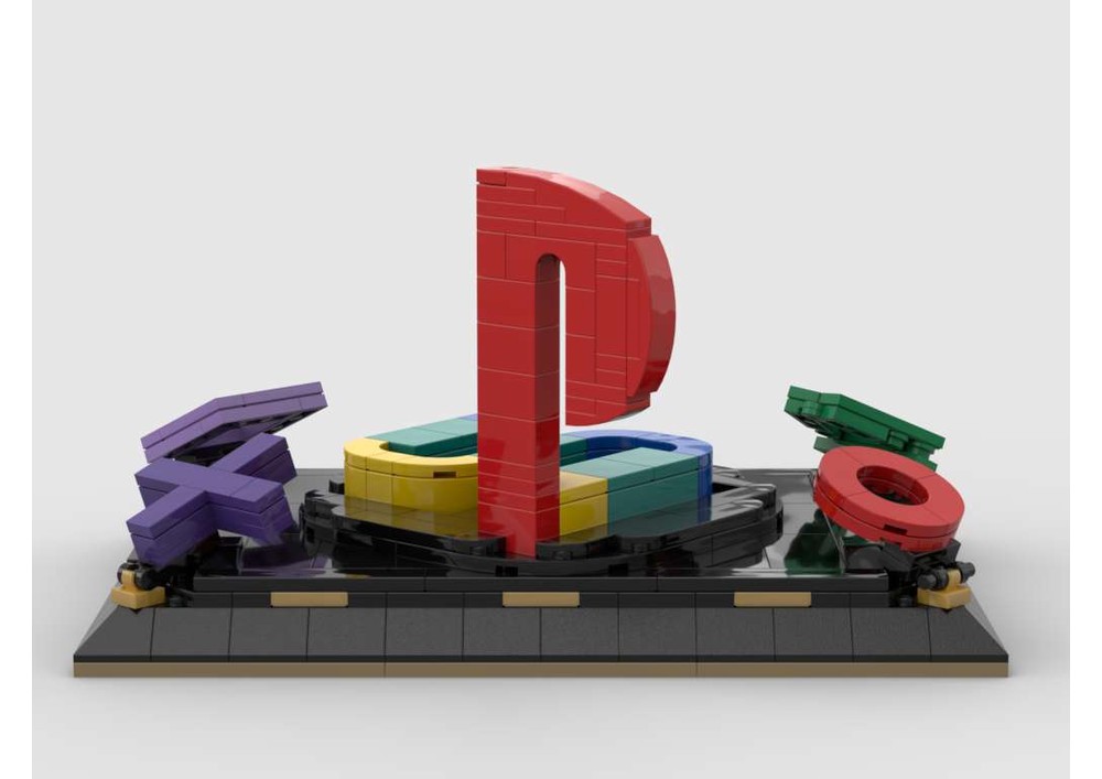 LEGO MOC Playstation Tribute by GregBurner | Rebrickable - Build with LEGO