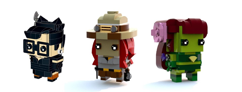 Lego Moc Super Pinup Pack 3 By Igor X Rebrickable Build With Lego