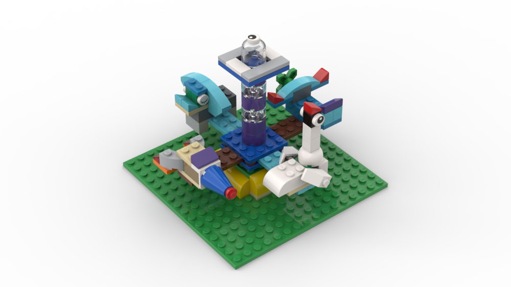 LEGO MOC 10698 Merry go round by Lenarex | Rebrickable - Build with LEGO