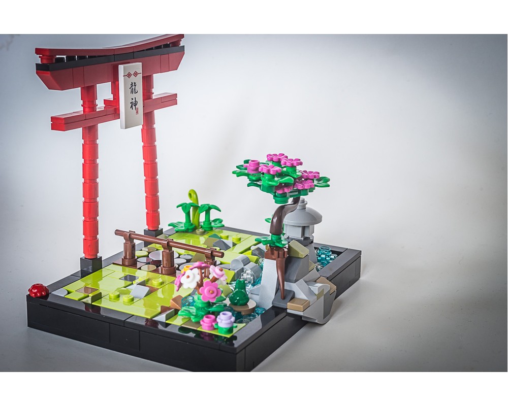 LEGO MOC Japanese garden for Brickheadz by cdn | Rebrickable - Build ...
