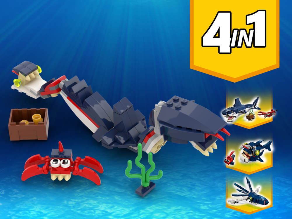 LEGO MOC 31088 Sea Snake Alternative Build by BuildMaster | Rebrickable ...