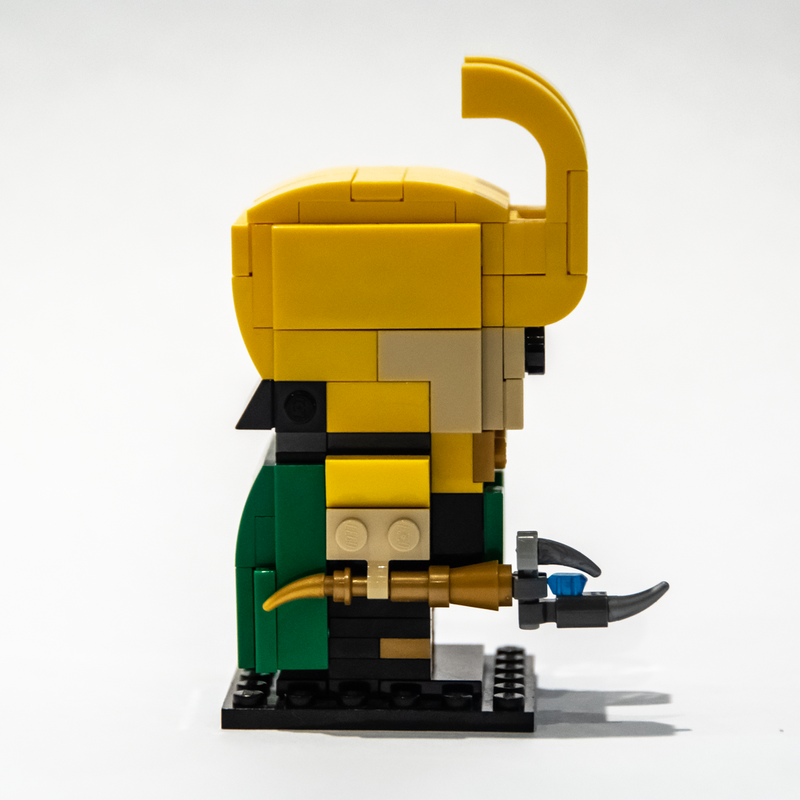 LEGO MOC Loki (Marvel) Brickheadz by Pingubricks | Rebrickable - Build ...
