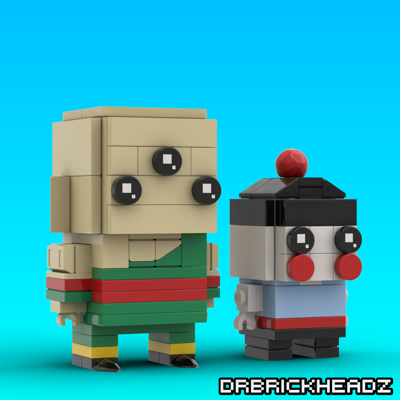 LEGO MOC Tien Shinhan + Chiaotzu (Dragon Ball Z) Brickheadz by ...