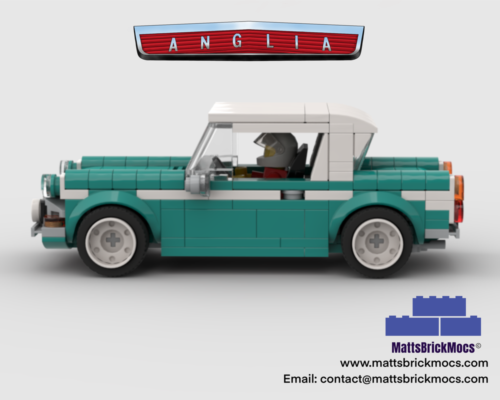 LEGO MOC 1967 Ford Anglia Racecar by Mattsbrickmocs | Rebrickable ...