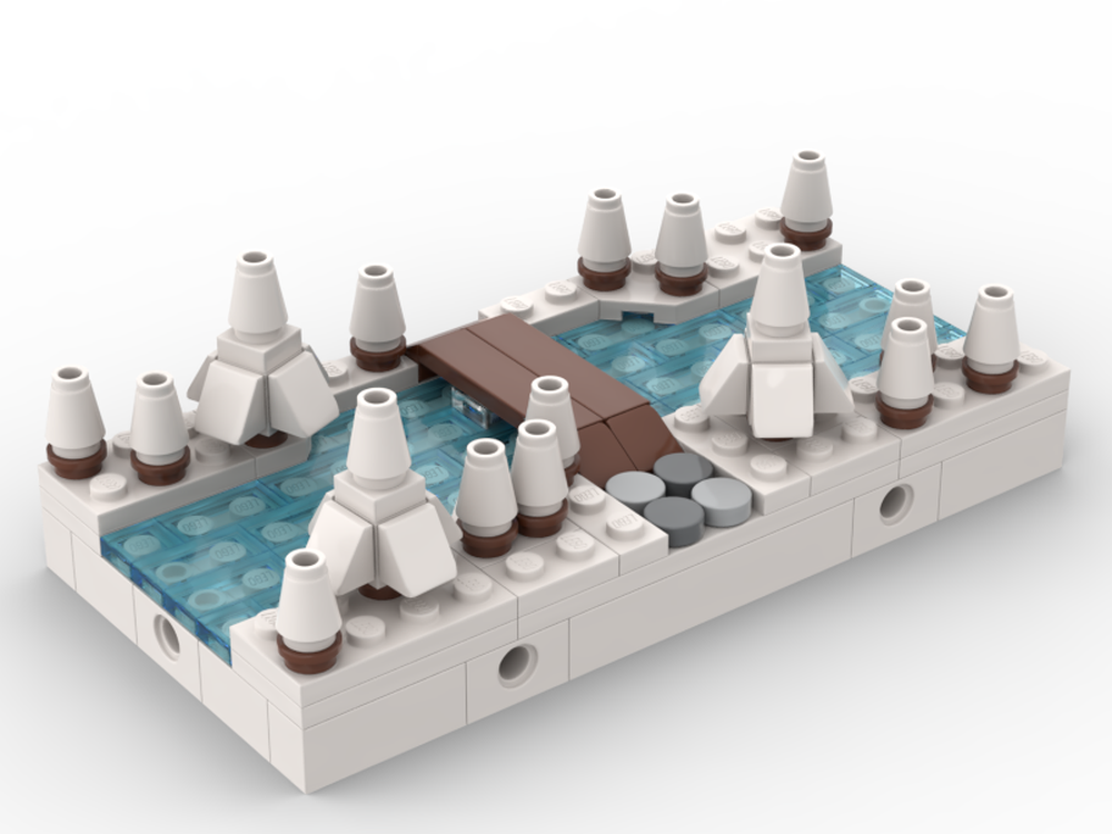 LEGO MOC Winter Village River by Serenity | Rebrickable - Build with LEGO