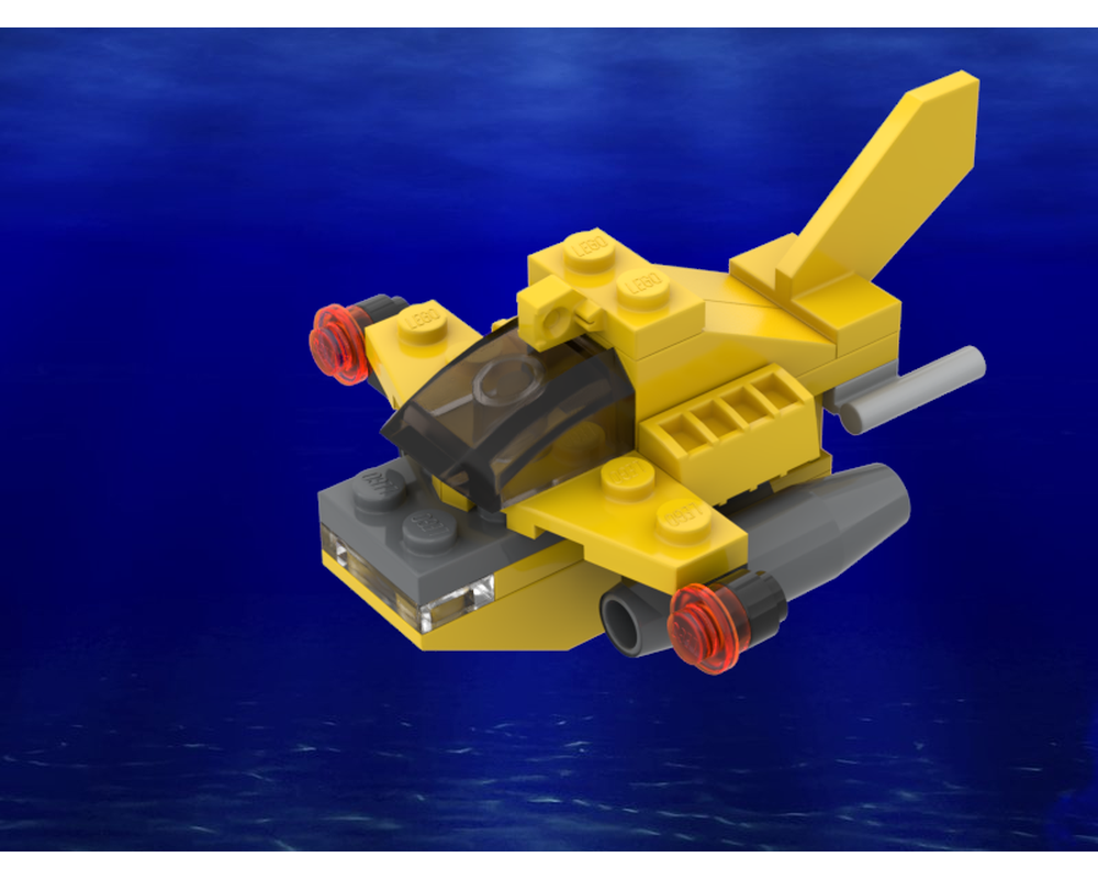 LEGO MOC Yellow Submarine by JusTiCe8 | Rebrickable - Build with LEGO