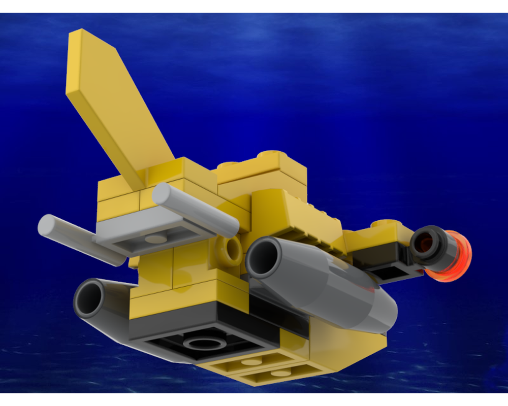 LEGO MOC Yellow Submarine by JusTiCe8 | Rebrickable - Build with LEGO