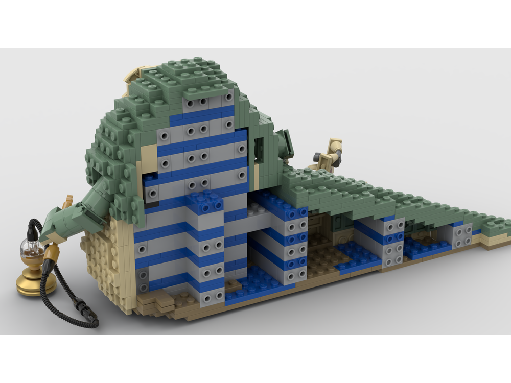 LEGO MOC Jabba the Hutt, pet & pipe by SteinHDan | Rebrickable - Build ...