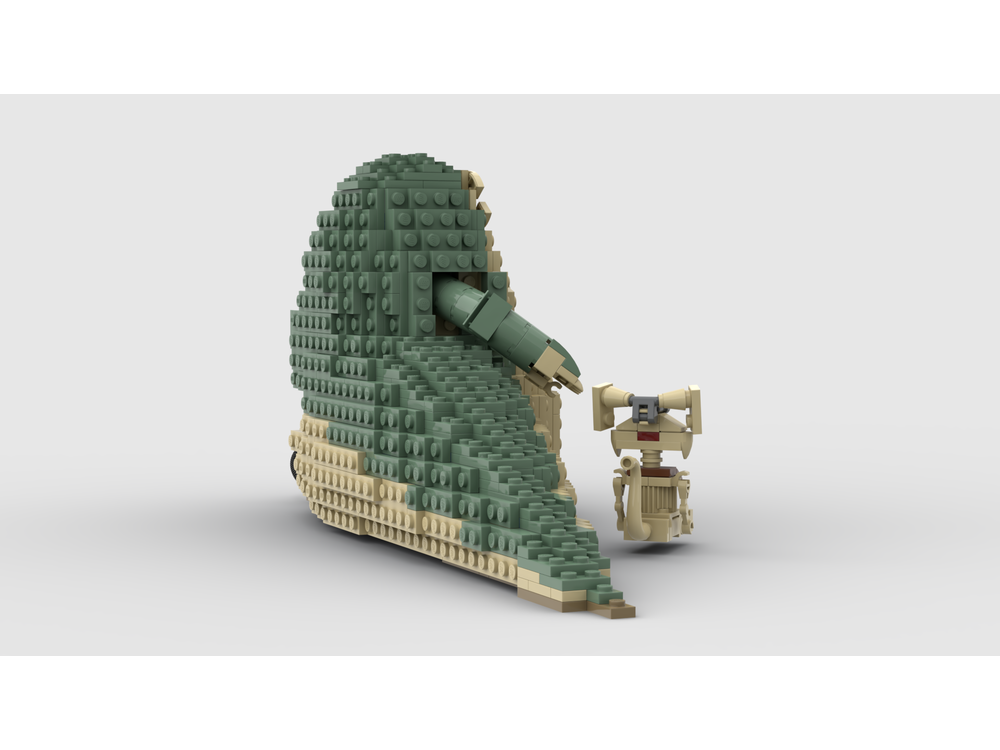 LEGO MOC Jabba the Hutt, pet & pipe by SteinHDan | Rebrickable - Build ...