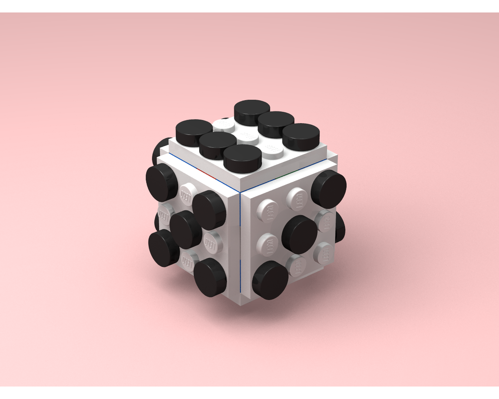 LEGO MOC 3x3x3 D6 Die by OMalley | Rebrickable - Build with LEGO