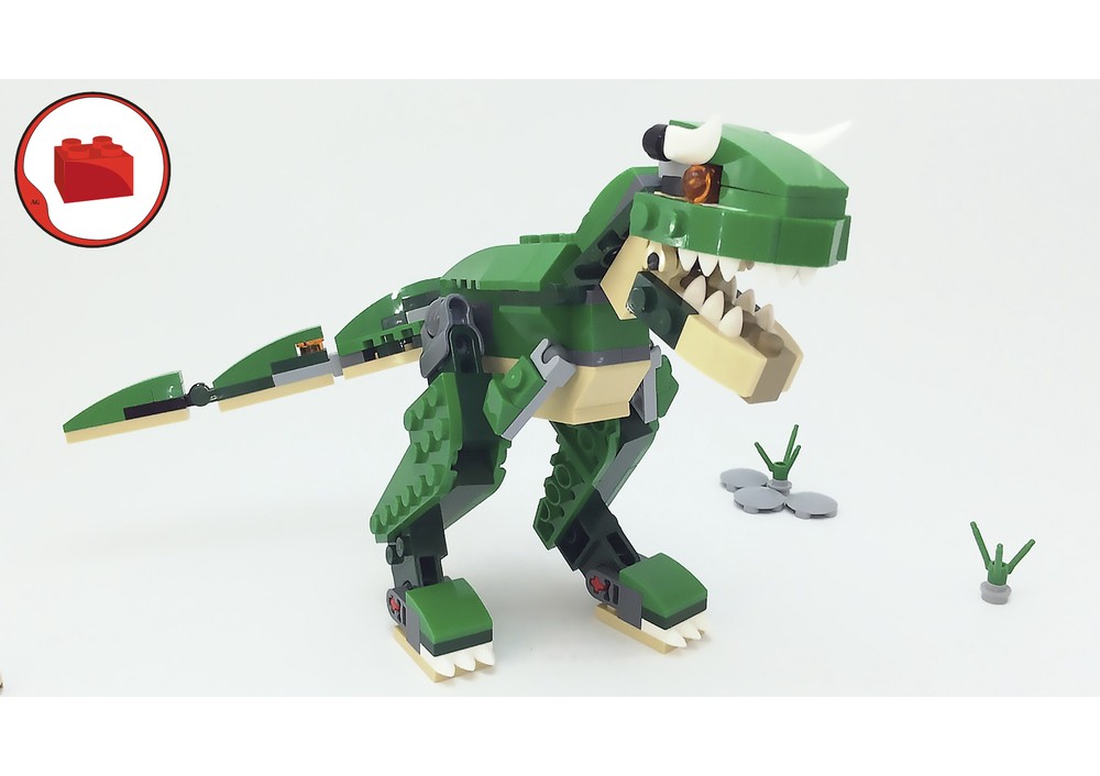 LEGO MOC Carnotaurus Dinosaur - Lego 31058 Alternative Build by Bricks ...