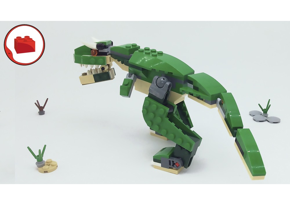 LEGO MOC Carnotaurus Dinosaur - Lego 31058 Alternative Build by Bricks ...