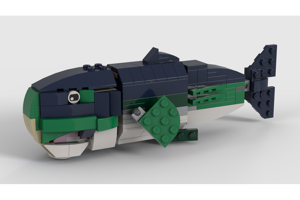 LEGO MOC Parrotfish 31088 + 31058 2 to 1 by Janik | Rebrickable - Build ...